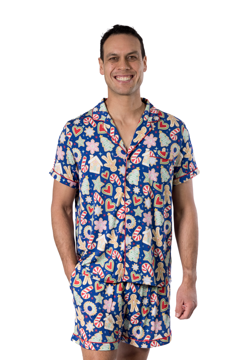 Men's Luxe Bamboo Gingerbread Christmas PJs | Christmas Jumpers NZ ...